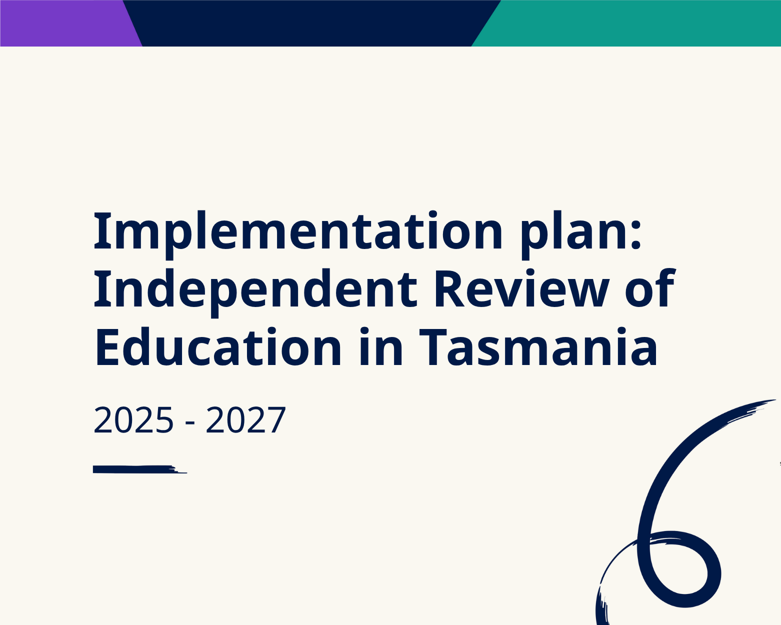 Roadmap for implementing Independent Education Review recommendations ...